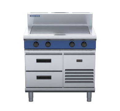 Blue Seal Evolution Series 900mm Electric Solid Top - Refrigerated Bas ...