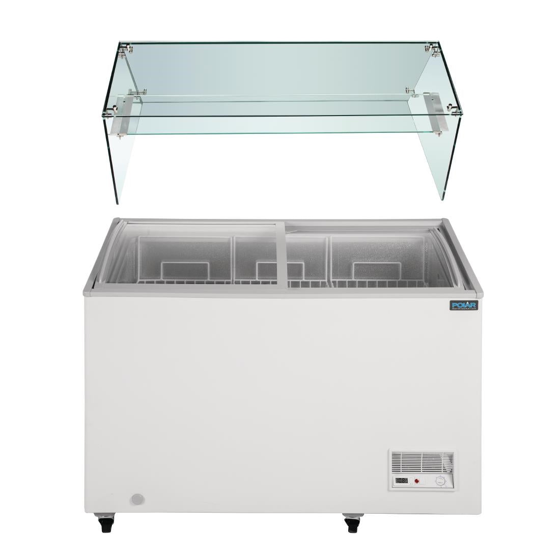 Polar G Series Display Chest Freezer with Glass Surround 270Ltr - FL99 ...