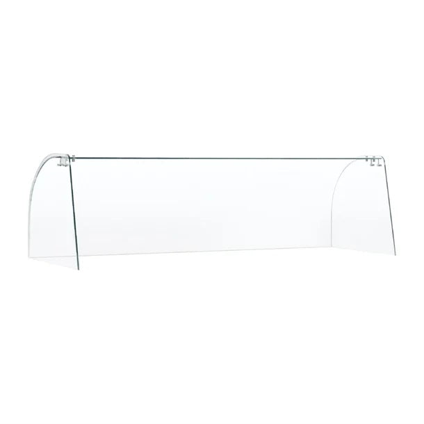 Polar Curved Glass Sneeze Guard Assembly for CT395 - FT284 — Commercial ...