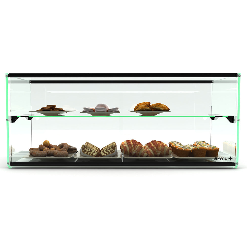 Sayl Two Tier Ambient Display 920mm - ADS0036 — Commercial Equipment Online