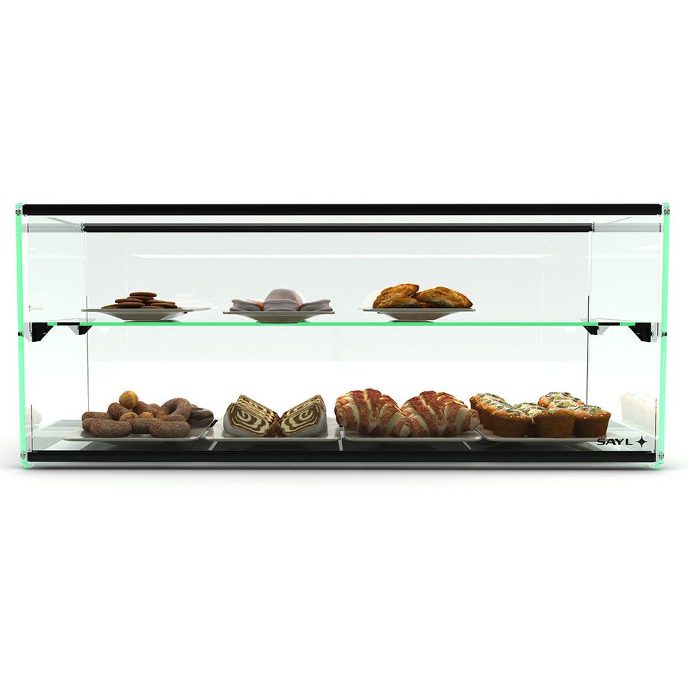 Sayl Two Tier Ambient Display 920mm - ADS0036 — Commercial Equipment Online