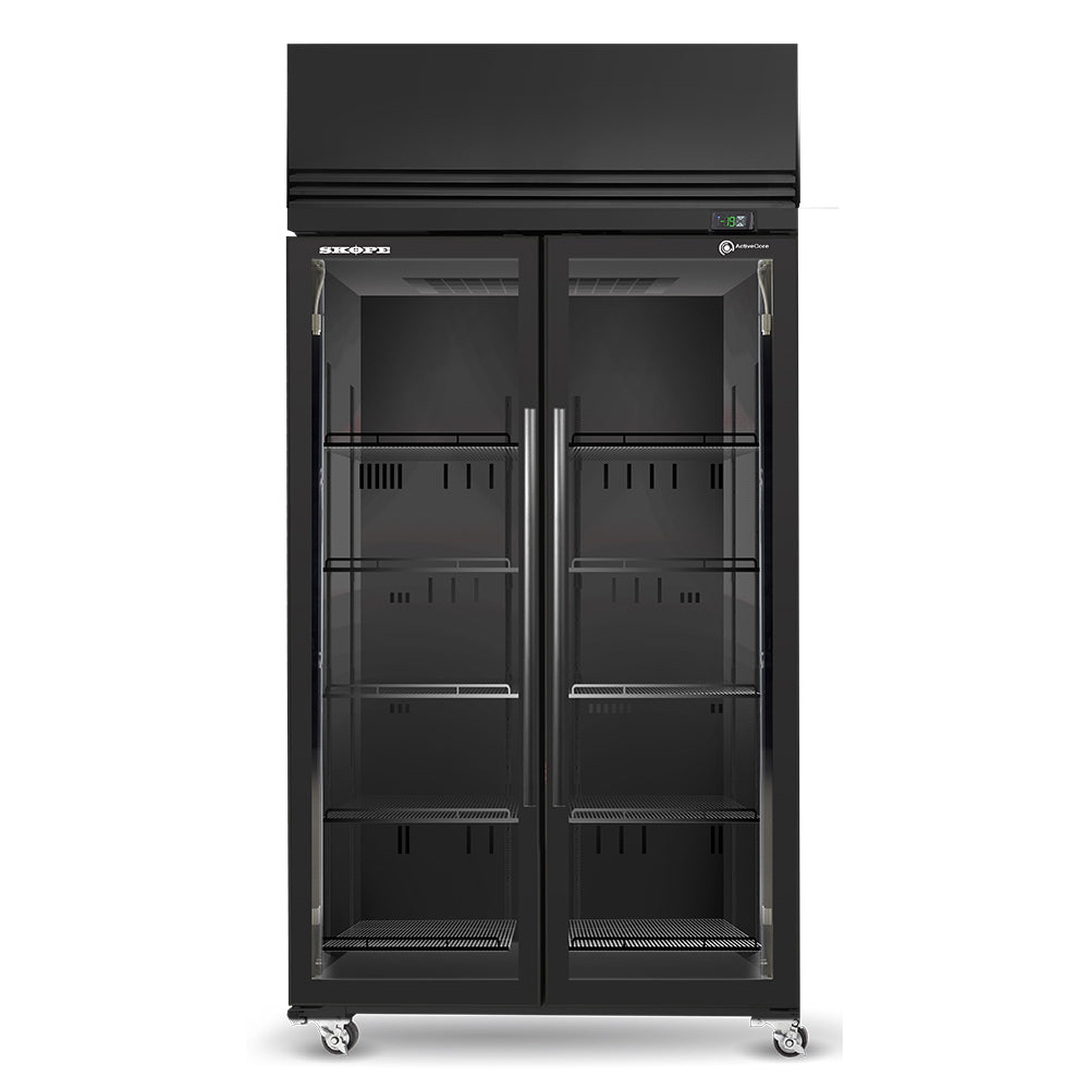 SKOPE Active Core SKFT 2 Glass Door Upright Display or Storage Freezer ...