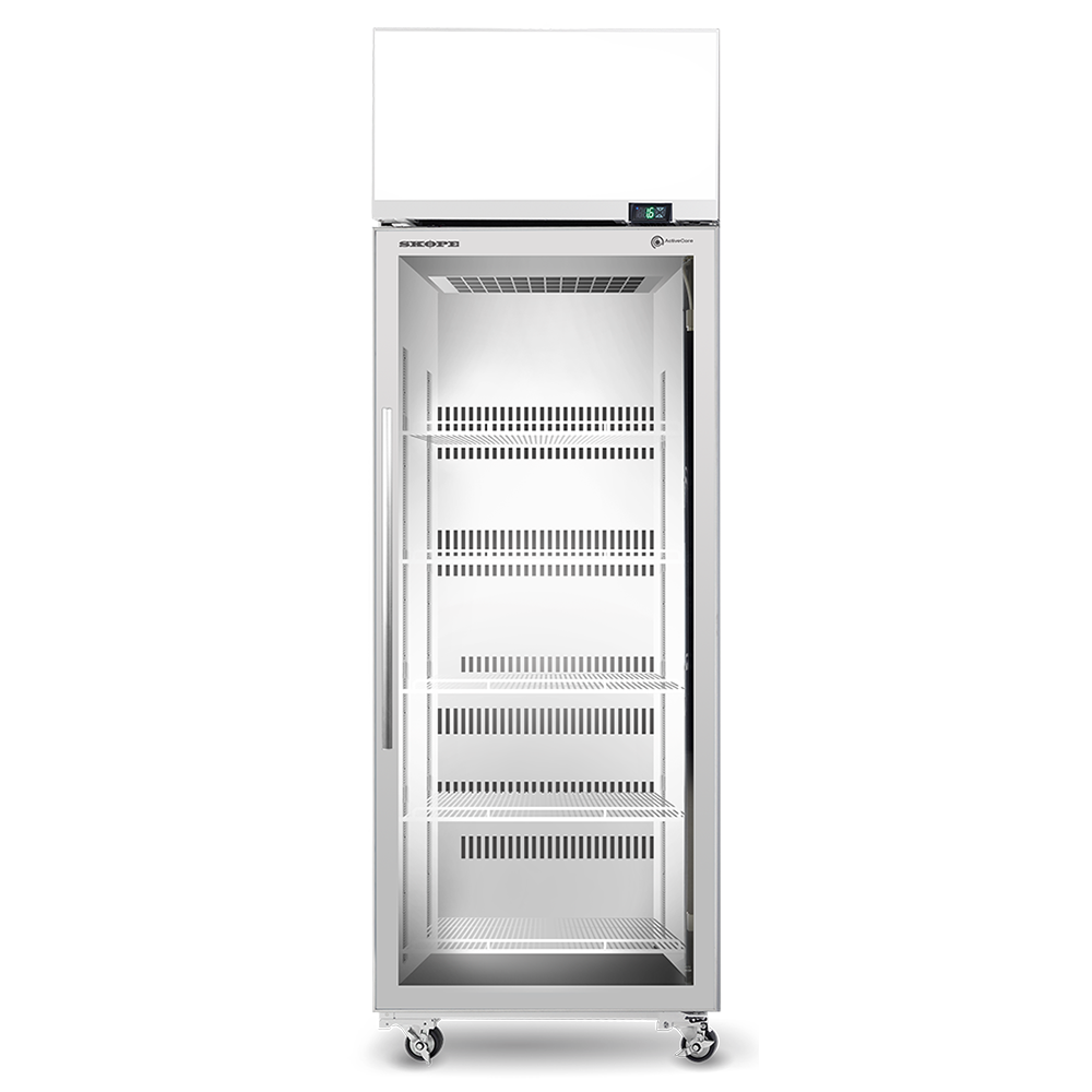 SKOPE ActiveCore TME 1 Glass Door Display or Storage Fridge with Lit S ...