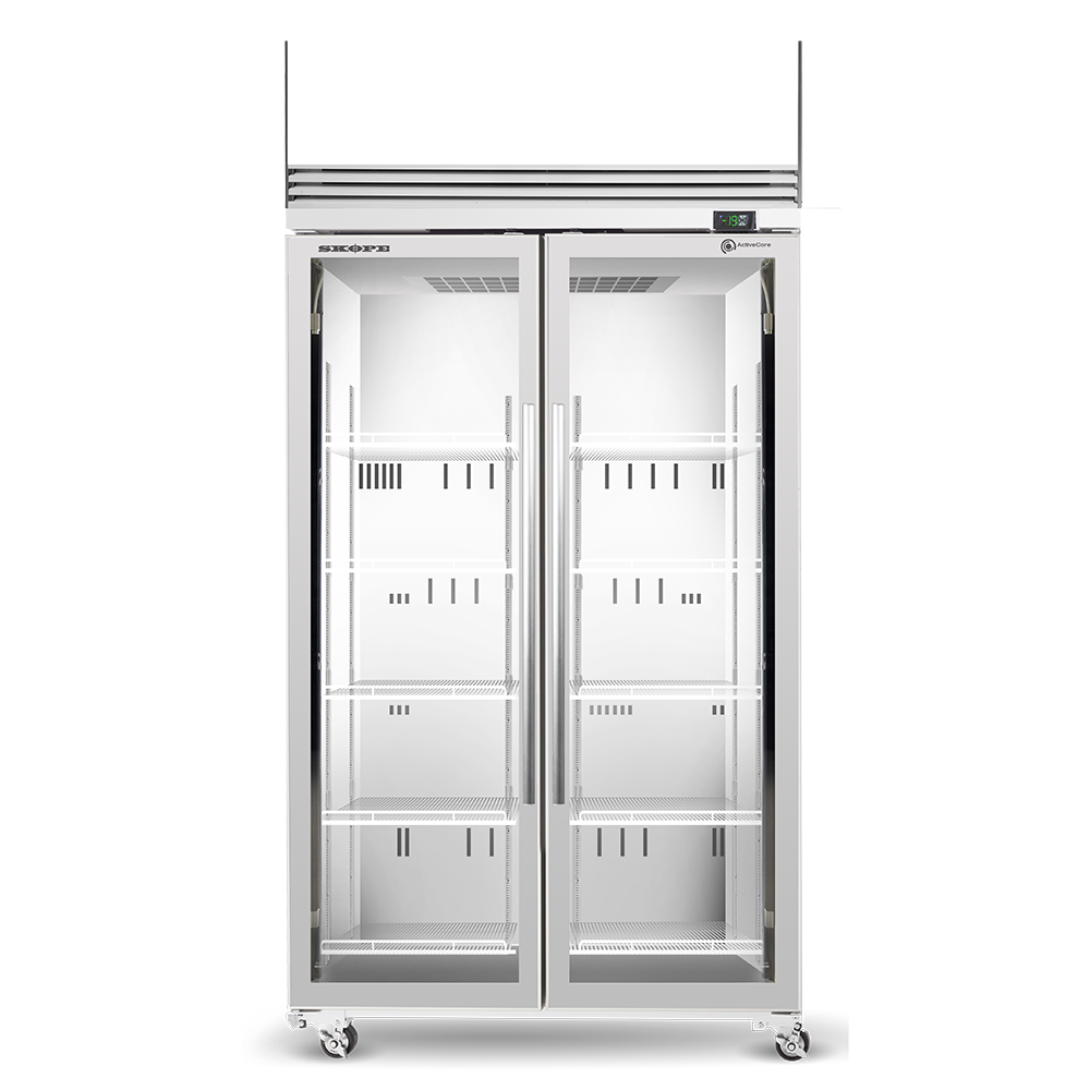 SKOPE ActiveCore TMF 2 Glass Door Upright Display or Storage Freezer w ...